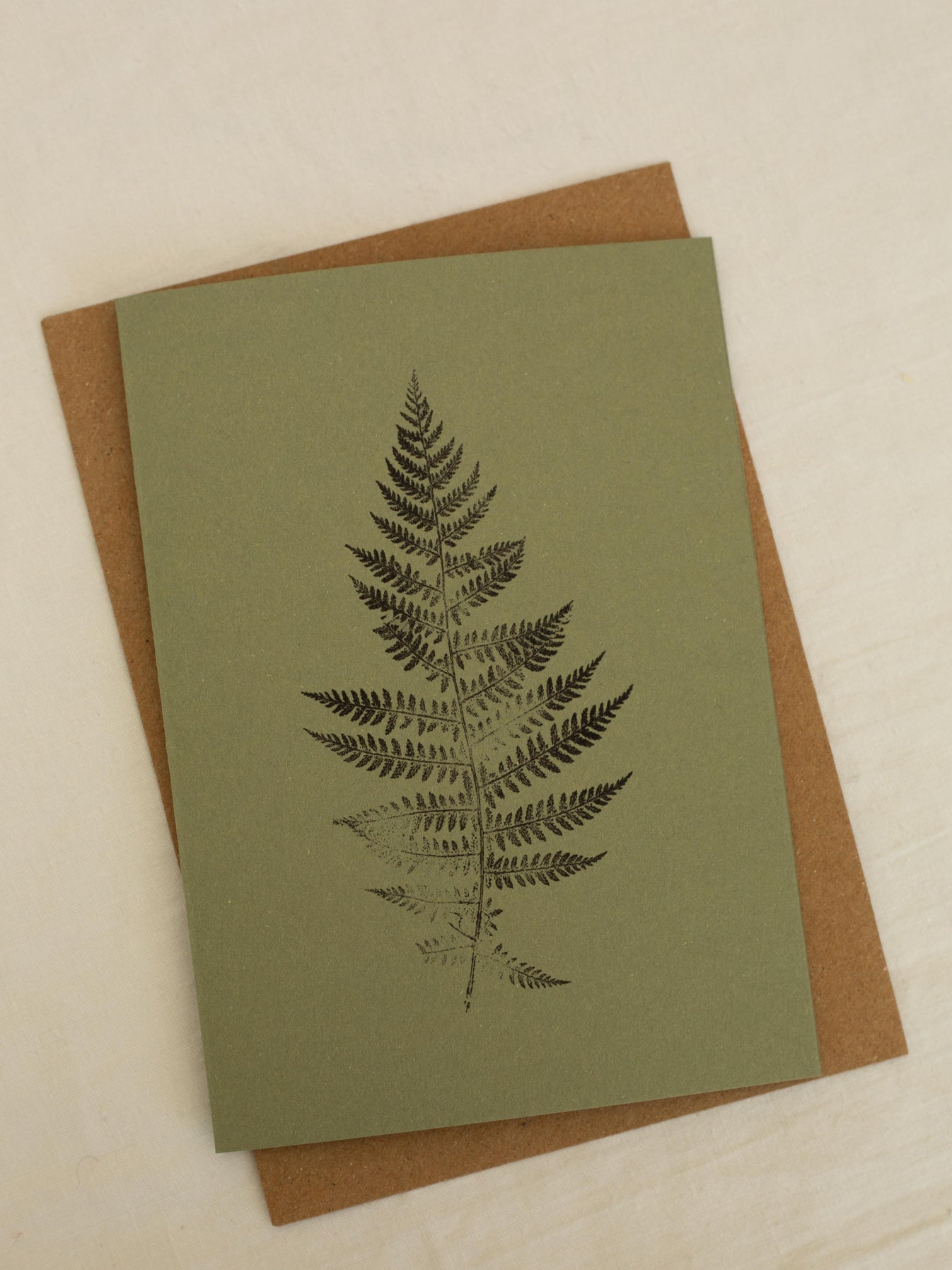 Botanical Greeting Cards Moss Green A6 – Alicia Breakspear