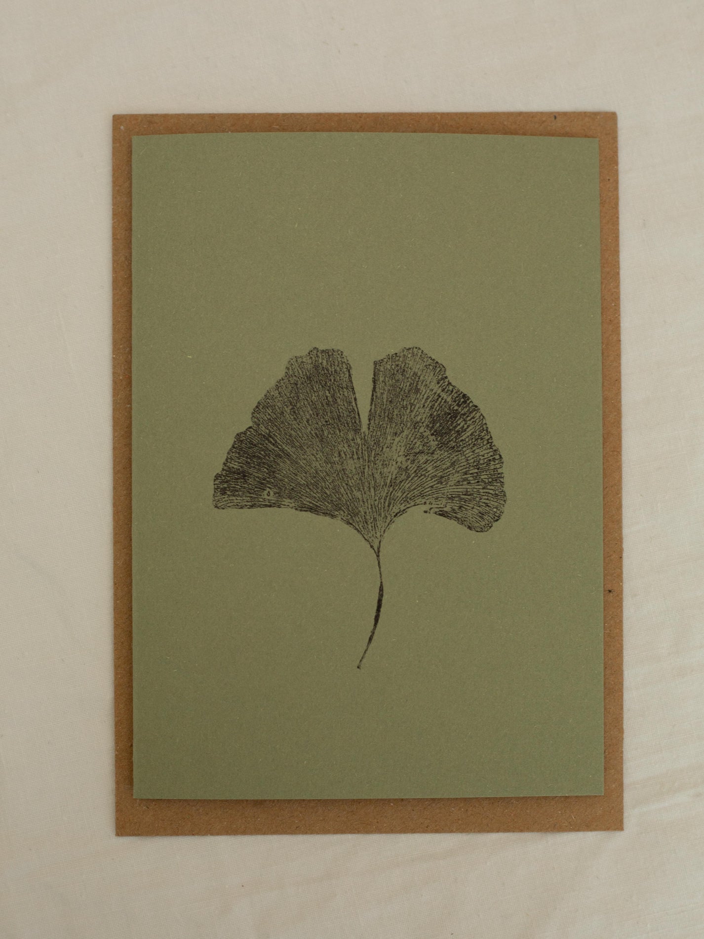 Botanical Greeting Cards Moss Green A6 – Alicia Breakspear