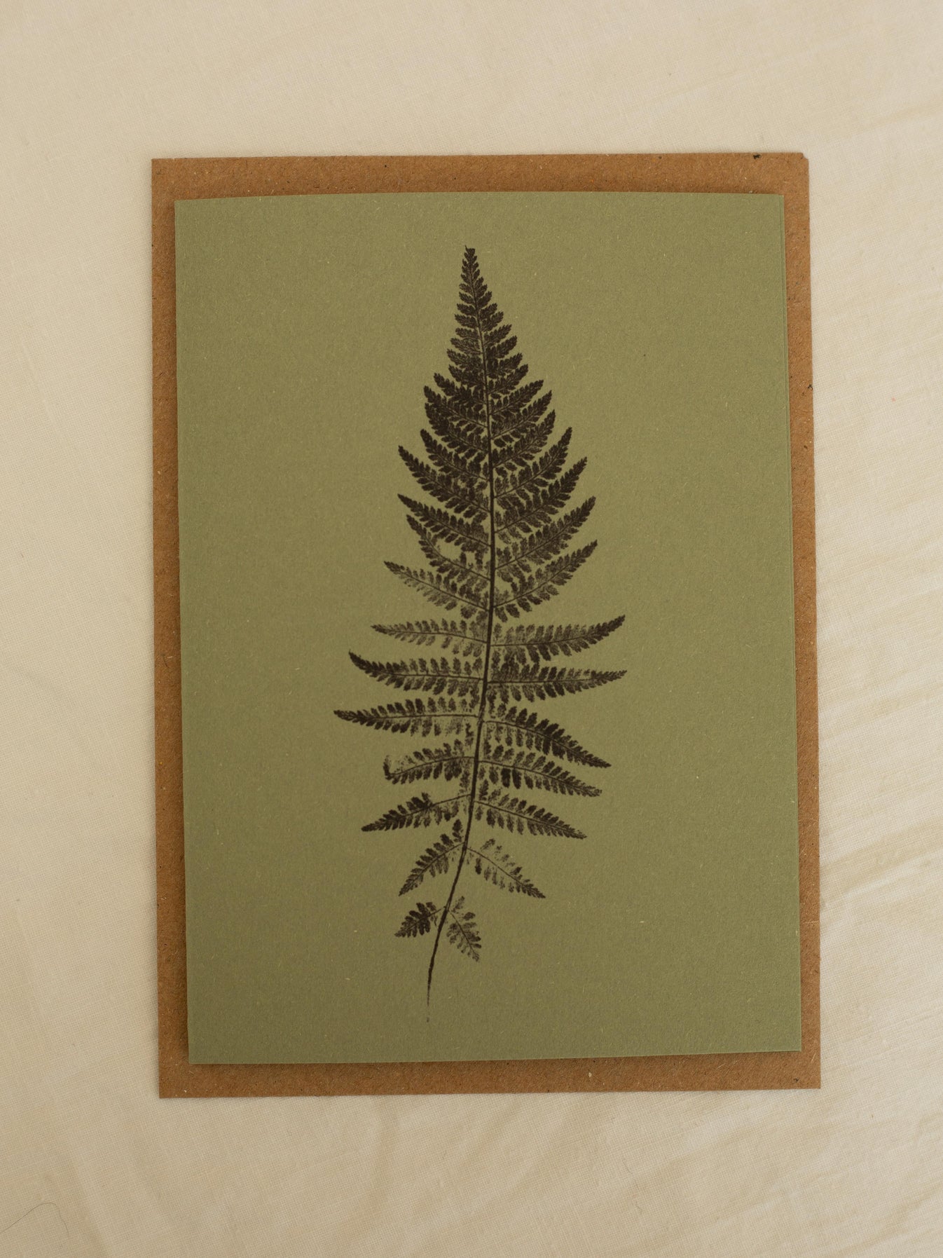 Botanical Greeting Cards Moss Green A6 – Alicia Breakspear